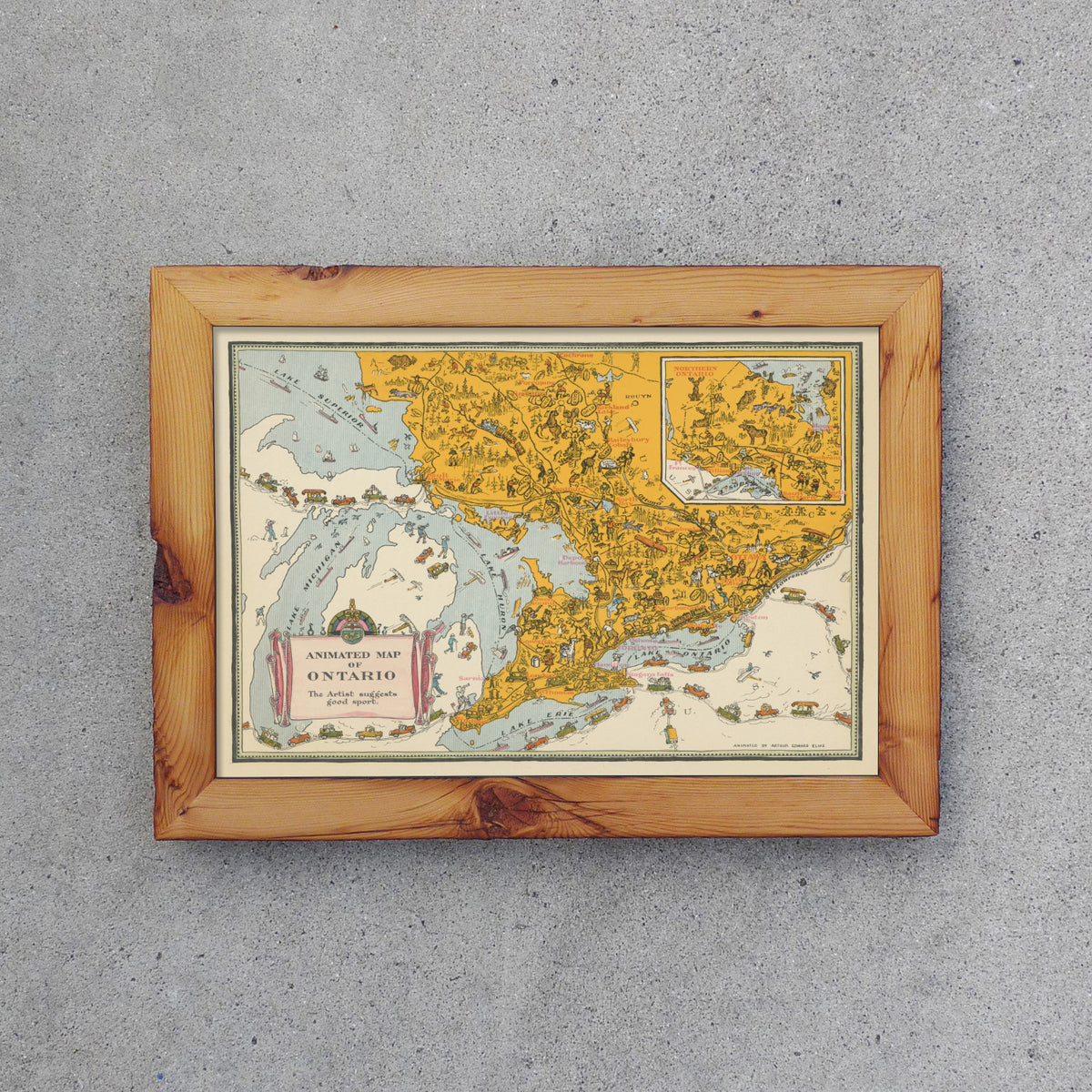 Animated Map of Ontario – Grand Trunk Trading Company