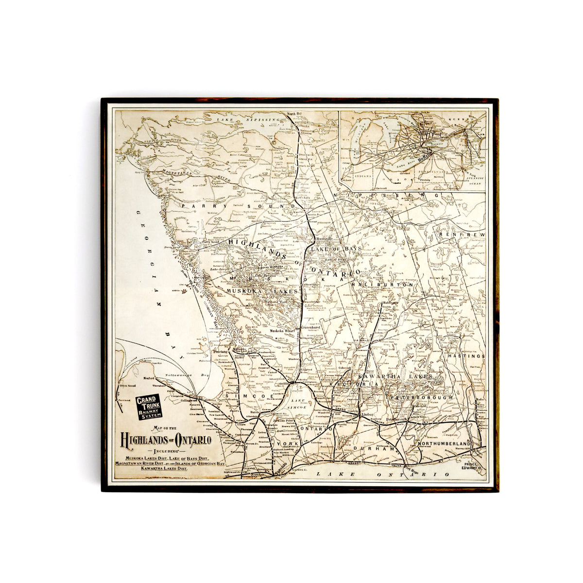 Ontario Highlands - Grand Trunk Railway Map from 1903 – Grand Trunk ...